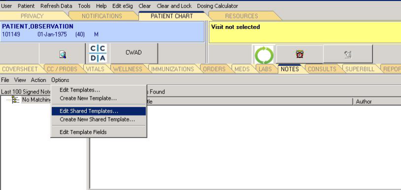 Creating a Progress Note Health Summary to Link to Patient Data Objects ...