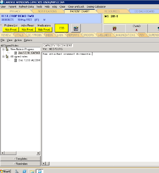 Attaching Scanned Images/Documents to a Note in CareVue | Medsphere Support