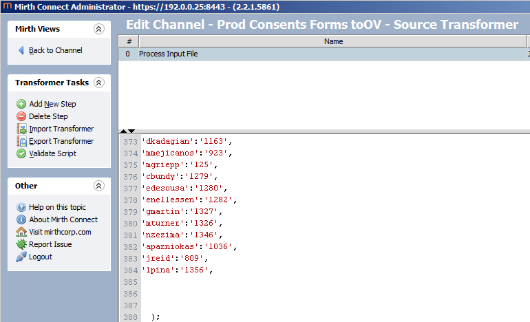 Adding New Users to File Imed Consent Documents through Mirth | Medsphere Support
